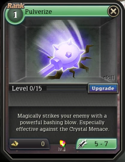 Pulverize | Quests & Sorcery Wiki | Fandom