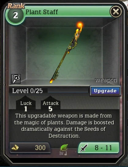 Plant Staff | Quests & Sorcery Wiki | Fandom