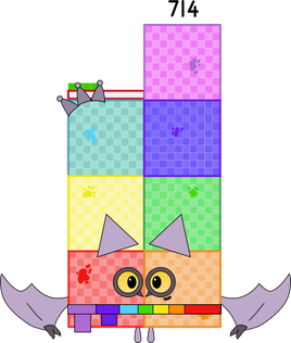 Seven Hundred Fourteen | Quindasher's Custom And Fanmade Numberblocks ...