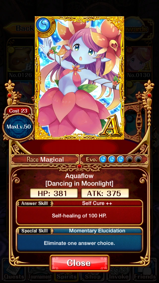 Aquaflow (Dancing in Moonlight) | Quiz RPG: The World of Mystic Wiz ...