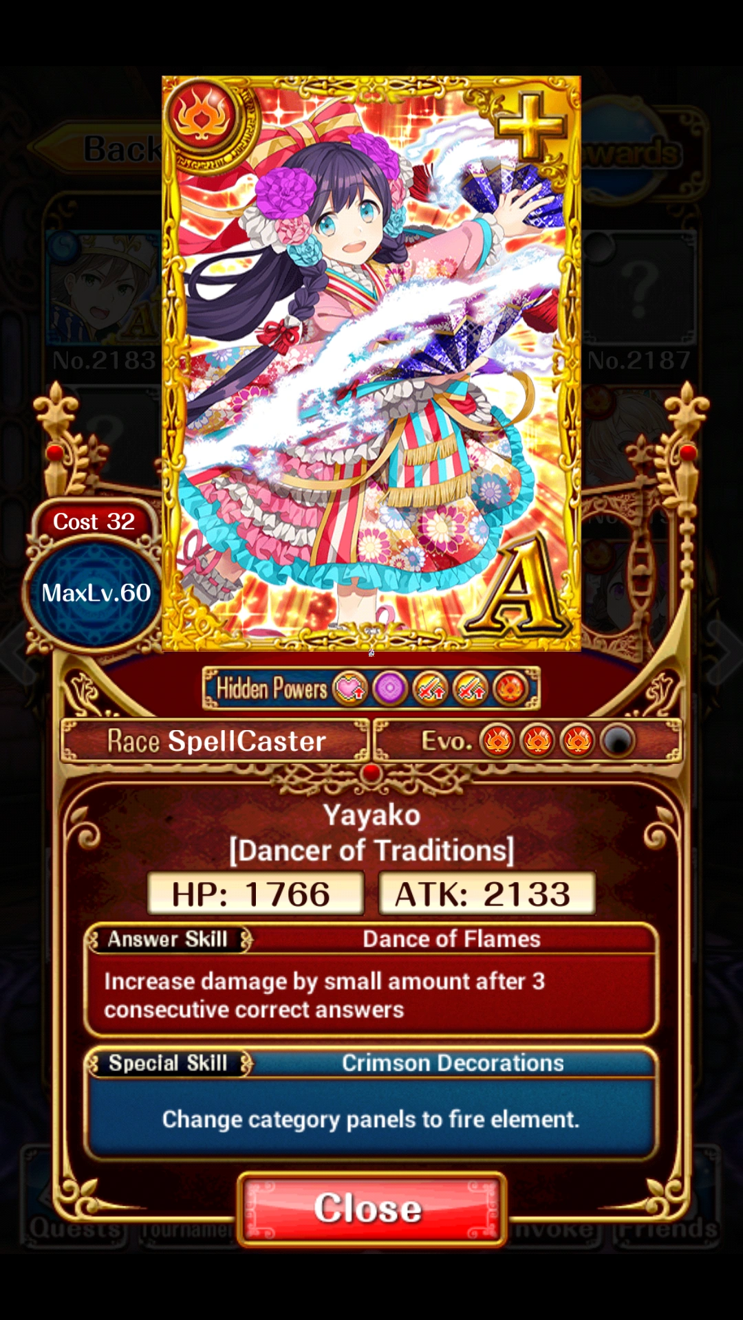 Yayako (Dancer of Traditions) | Quiz RPG: The World of Mystic Wiz Wiki ...