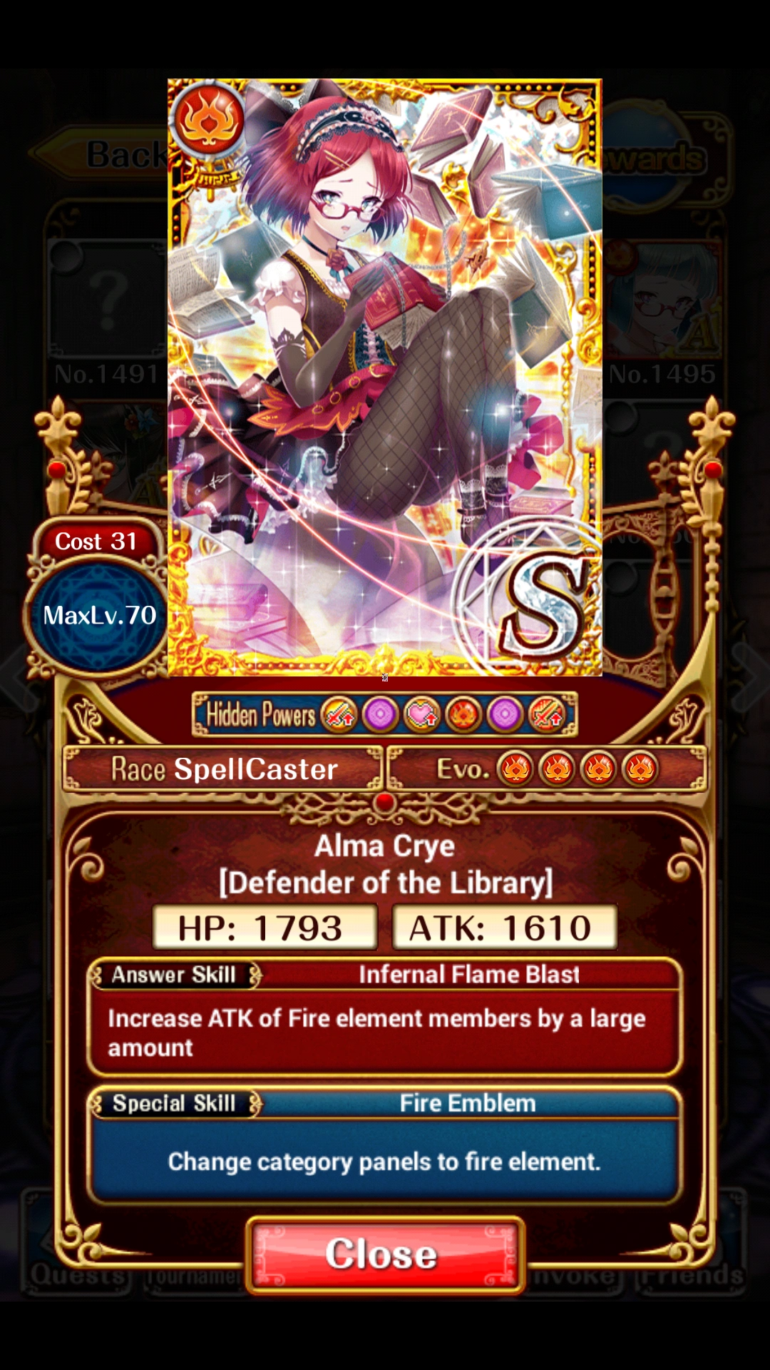 Alma Crye (Defender of the Library) | Quiz RPG: The World of Mystic Wiz ...