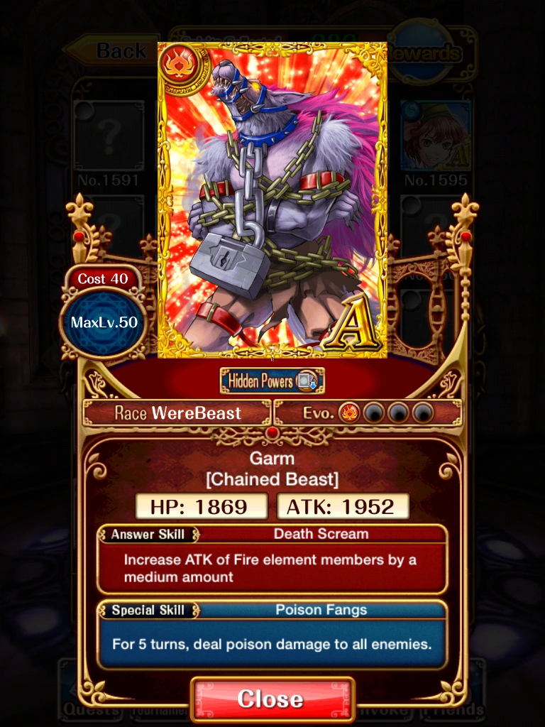 Garm (Chained Beast) | Quiz RPG: The World of Mystic Wiz Wiki | Fandom