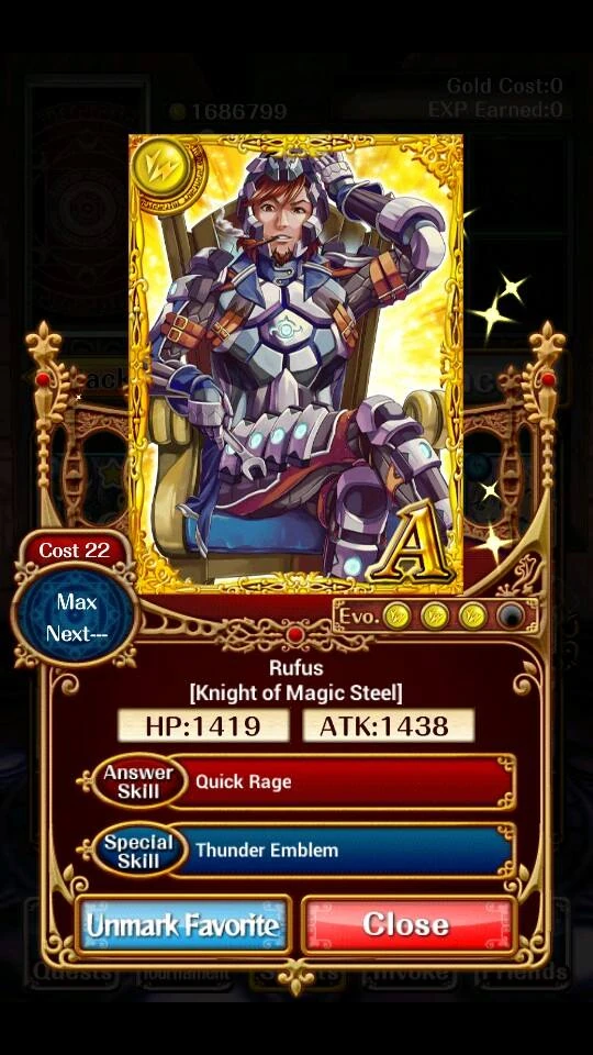 Rufus (Knight of Magic Steel) | Quiz RPG: The World of Mystic Wiz Wiki ...