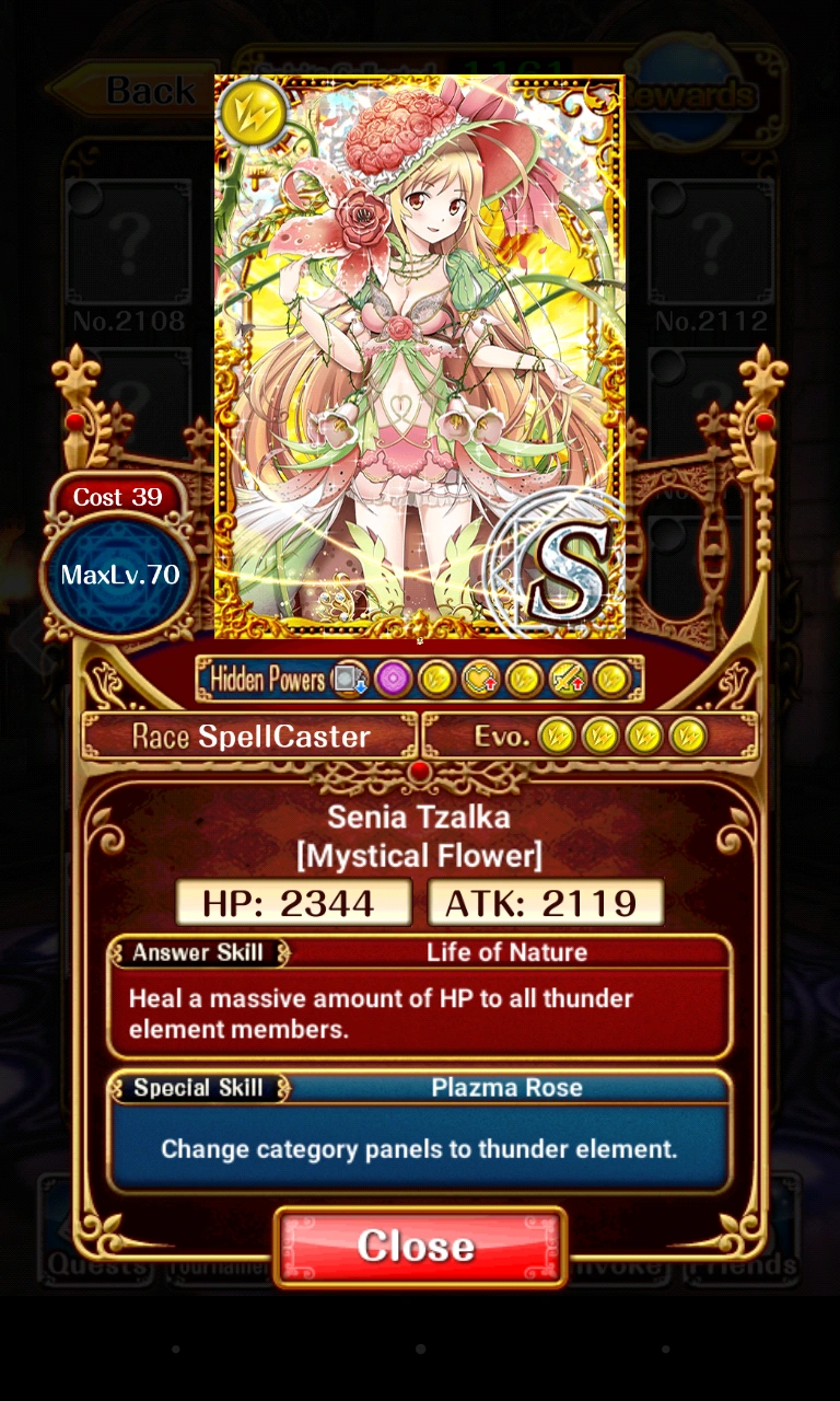 Senia Tzalka (Mystical Flower) | Quiz RPG: The World of Mystic Wiz Wiki ...