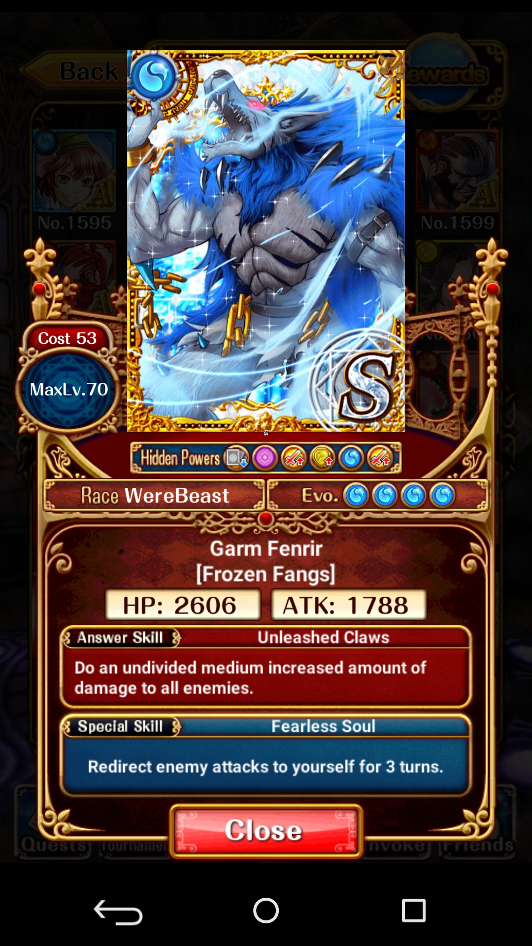 Garm Fenrir (Frozen Fangs) | Quiz RPG: The World of Mystic Wiz Wiki ...