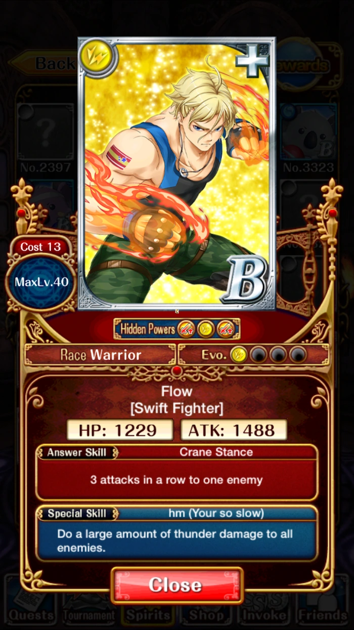 Flow (Swift Fighter) | Quiz RPG: The World of Mystic Wiz Wiki | Fandom