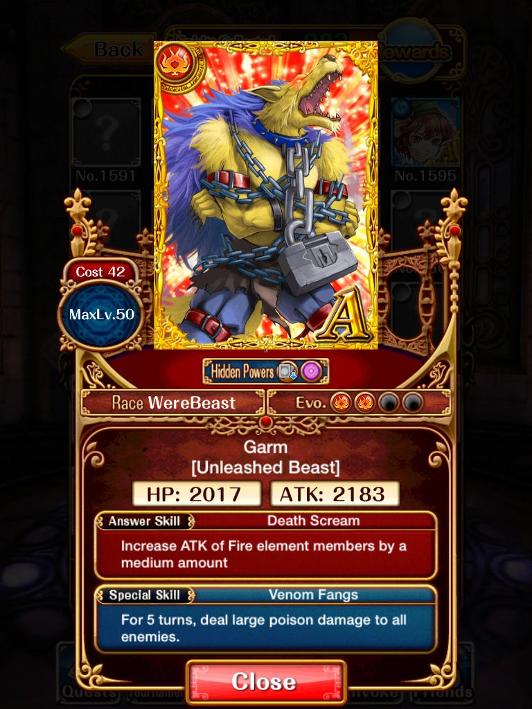 Garm (Unleashed Beast) | Quiz RPG: The World of Mystic Wiz Wiki | Fandom