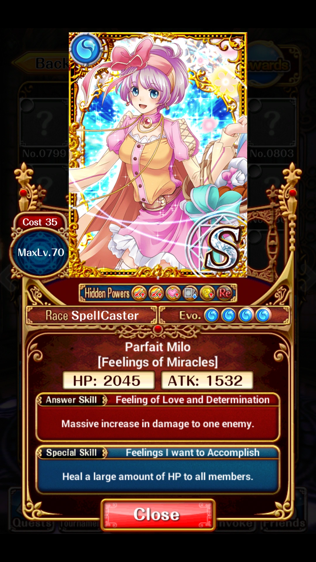 Parfait Milo (Feelings of Miracles) | Quiz RPG: The World of Mystic Wiz ...