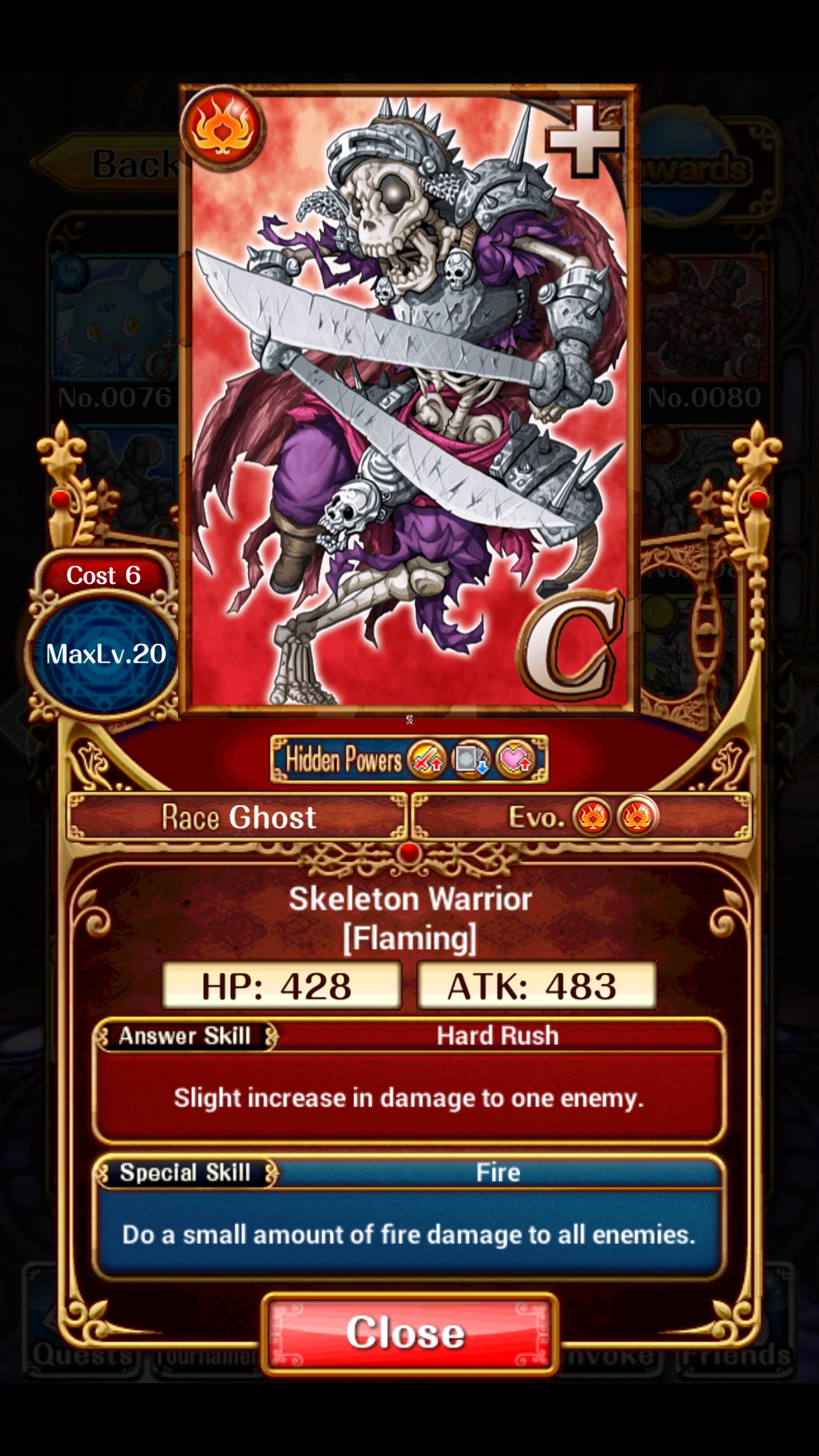 Skeleton Warrior (Flaming) | Quiz RPG: The World of Mystic Wiz Wiki ...