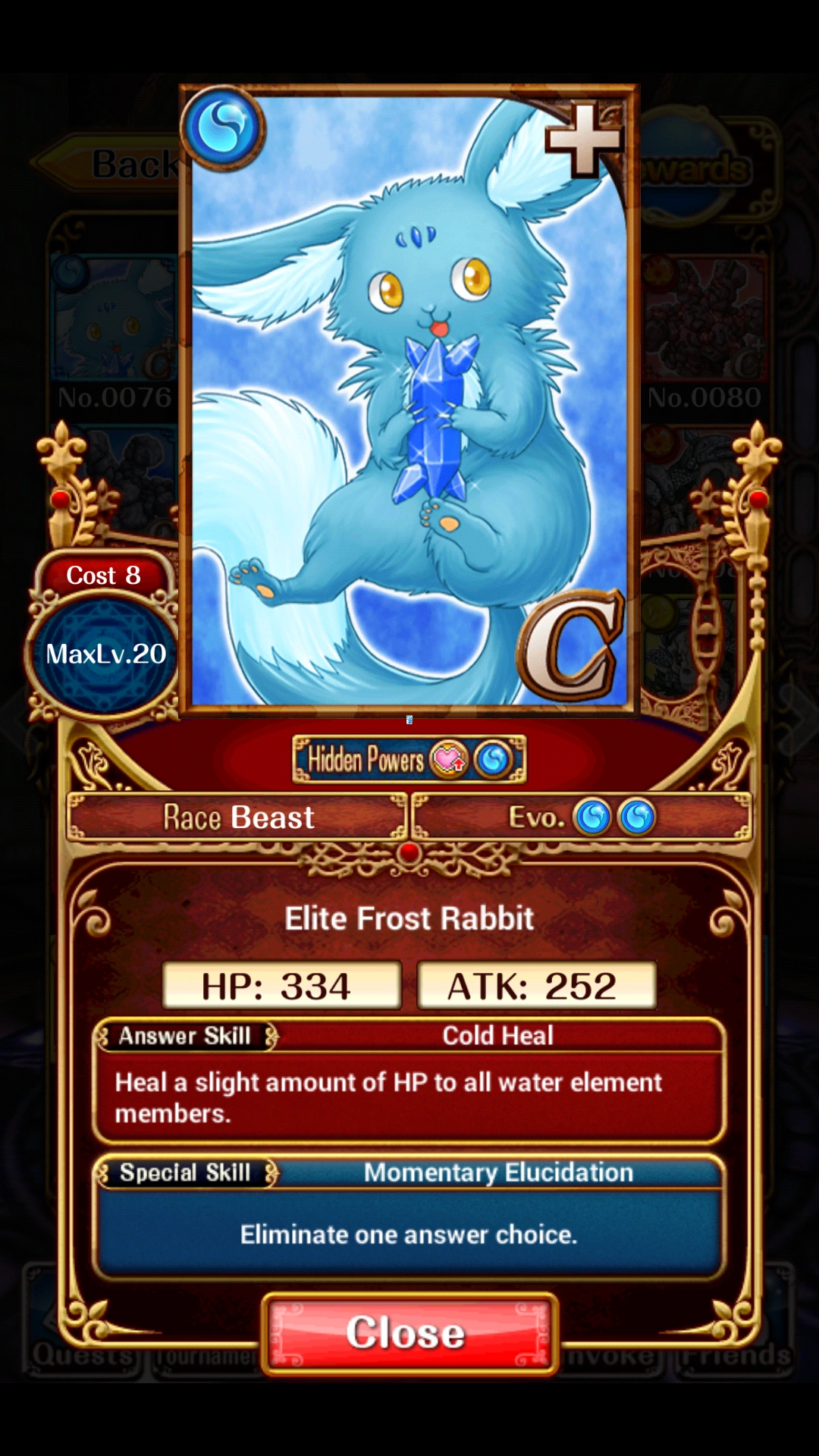Elite Frost Rabbit | Quiz RPG: The World of Mystic Wiz Wiki | Fandom