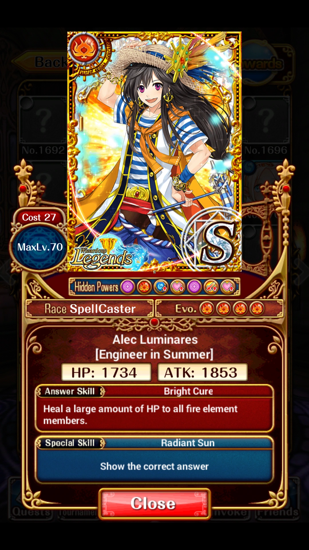 Alec Luminares (Engineer in Summer) | Quiz RPG: The World of Mystic Wiz ...