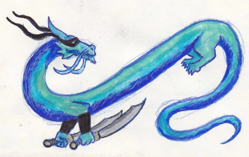 how to draw ninja dragon