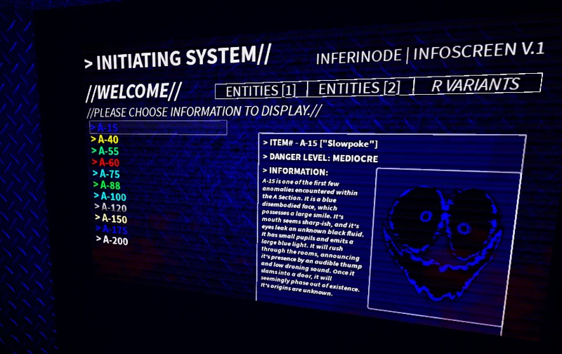 Infoscreen | DECREPIT ROOMS Wiki | Fandom