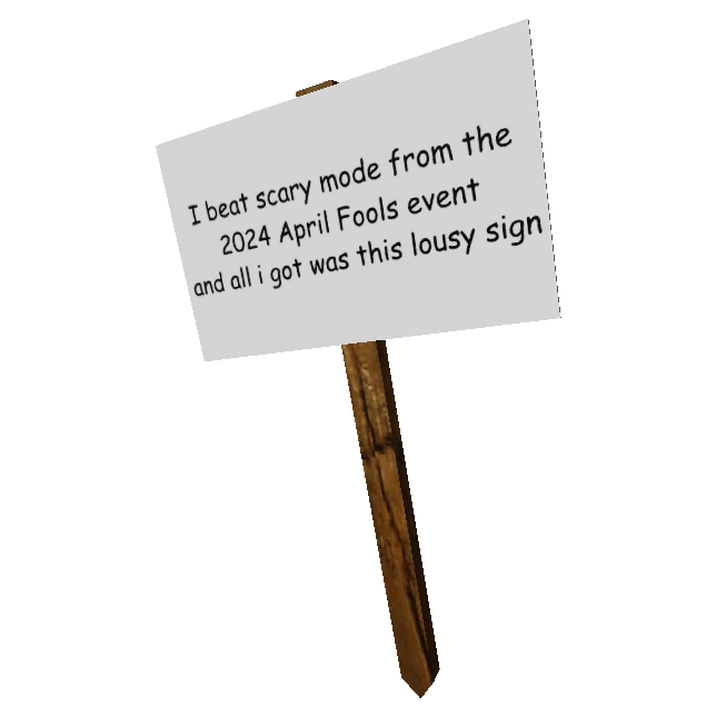 Lousy Sign | Roblox Interminable Rooms Wiki | Fandom