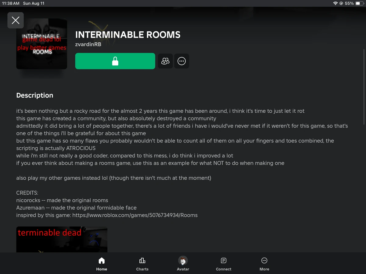 Update Log | Roblox Interminable Rooms Wiki | Fandom