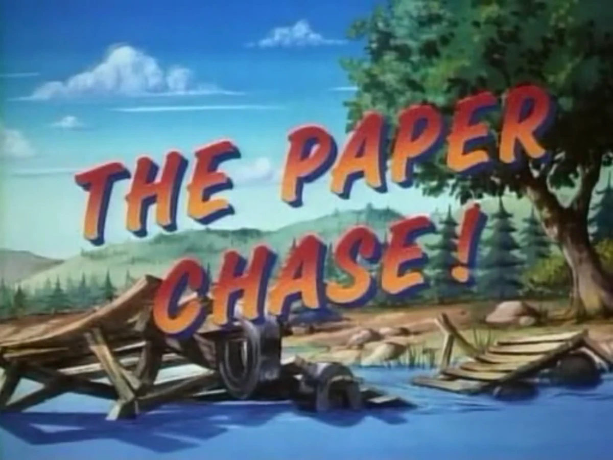 The Paper Chase! | The Raccoons Wiki | Fandom