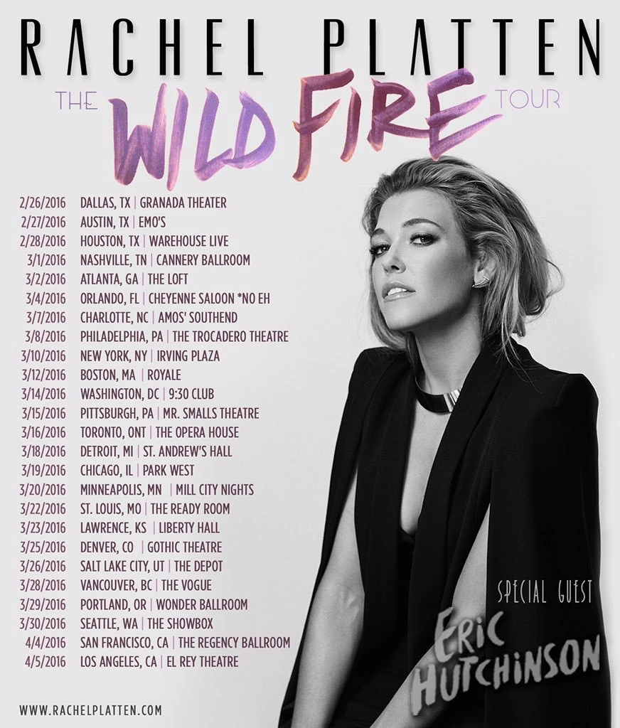 Wildfire Tour | Rachel Platten Wiki | Fandom