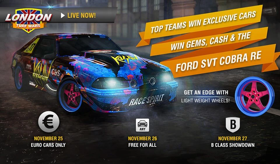 Turf Wars London (25/11/2016) | Wikia Racing Rivals | Fandom