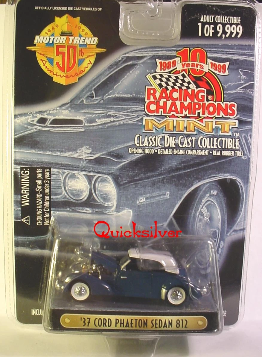 1937 Cord | Racing Champions Diecast Wiki | Fandom