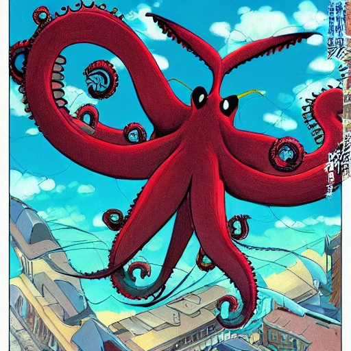 Winged Land Octopus | Raduverse Wiki | Fandom