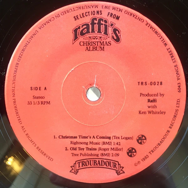 Selections From Raffi's Christmas Album | Raffi Wiki | Fandom