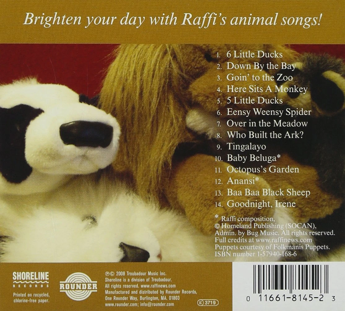 Animal Songs | Raffi Wiki | Fandom