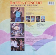 Raffi in Concert With The Rise And Shine Band (album)/Gallery | Raffi ...