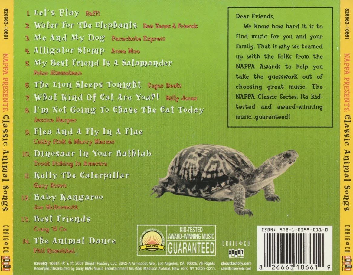 Classic Animal Songs | Raffi Wiki | Fandom