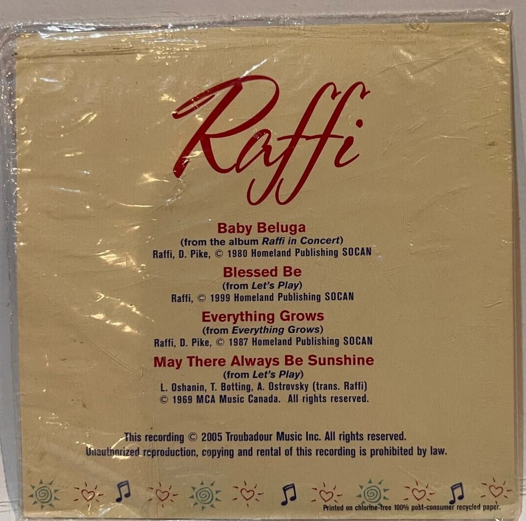 Raffi (2005 sampler) | Raffi Wiki | Fandom
