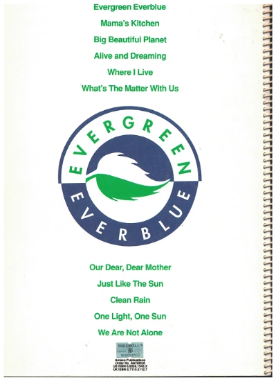 Evergreen Everblue (songbook) | Raffi Wiki | Fandom