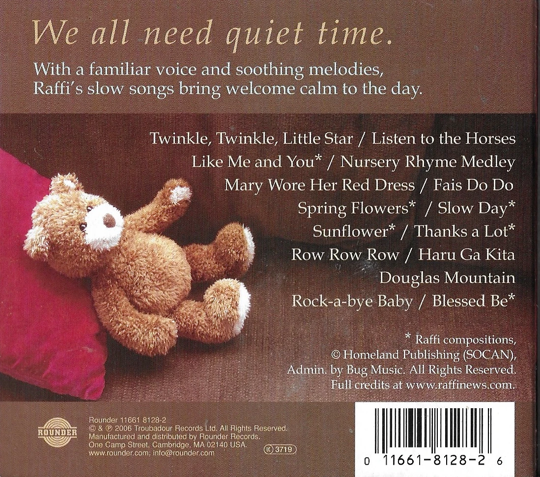 Quiet Time | Raffi Wiki | Fandom