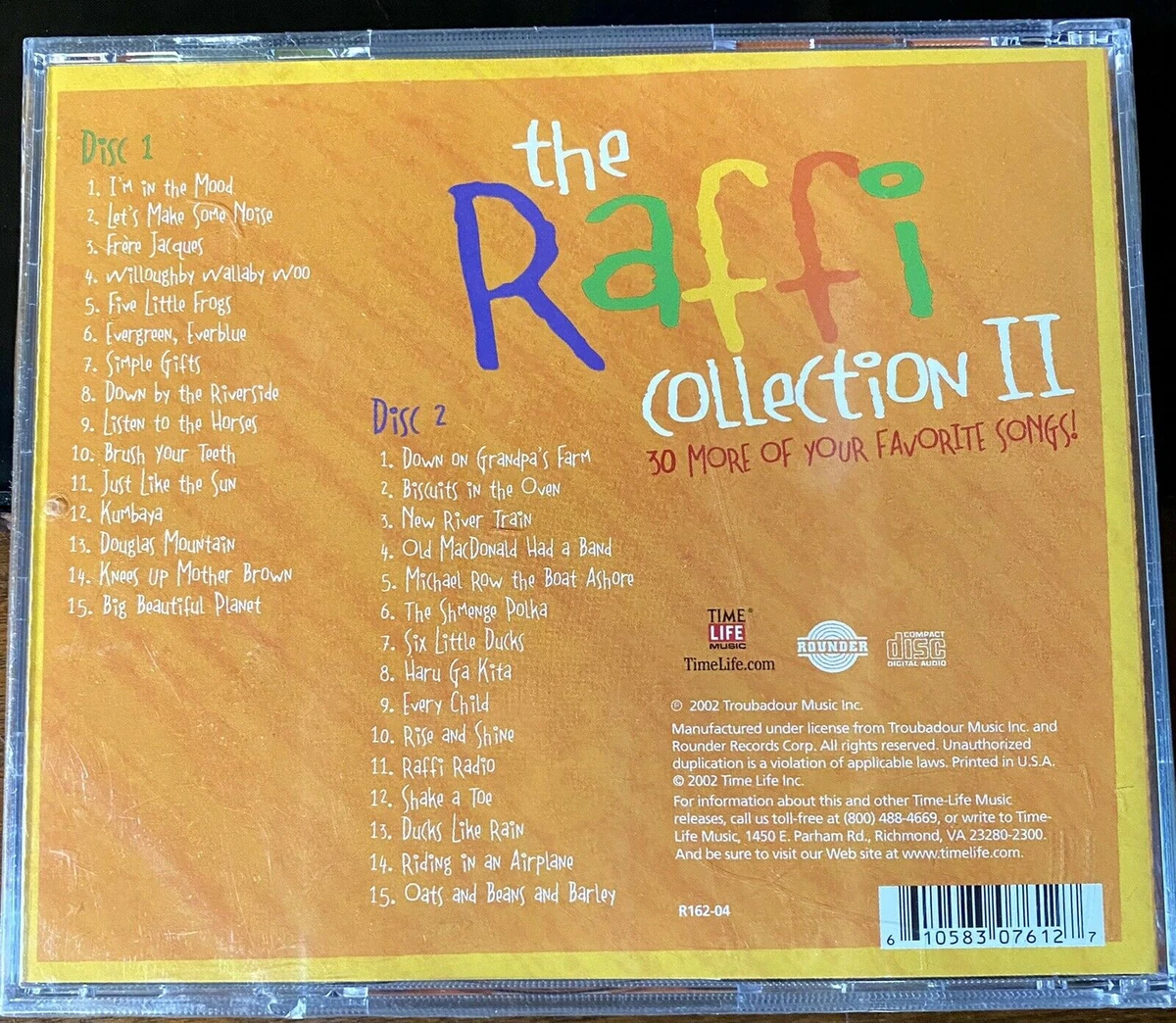 The Raffi Collection II | Raffi Wiki | Fandom