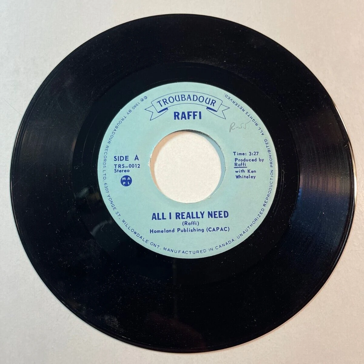 All I Really Need (single) | Raffi Wiki | Fandom