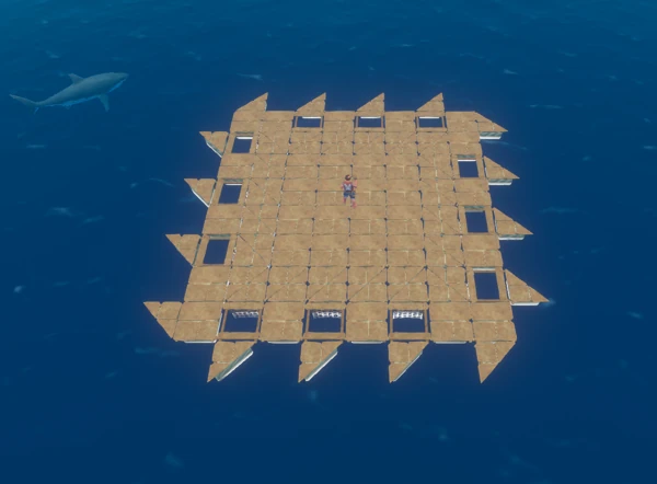 how to make dry brick raft