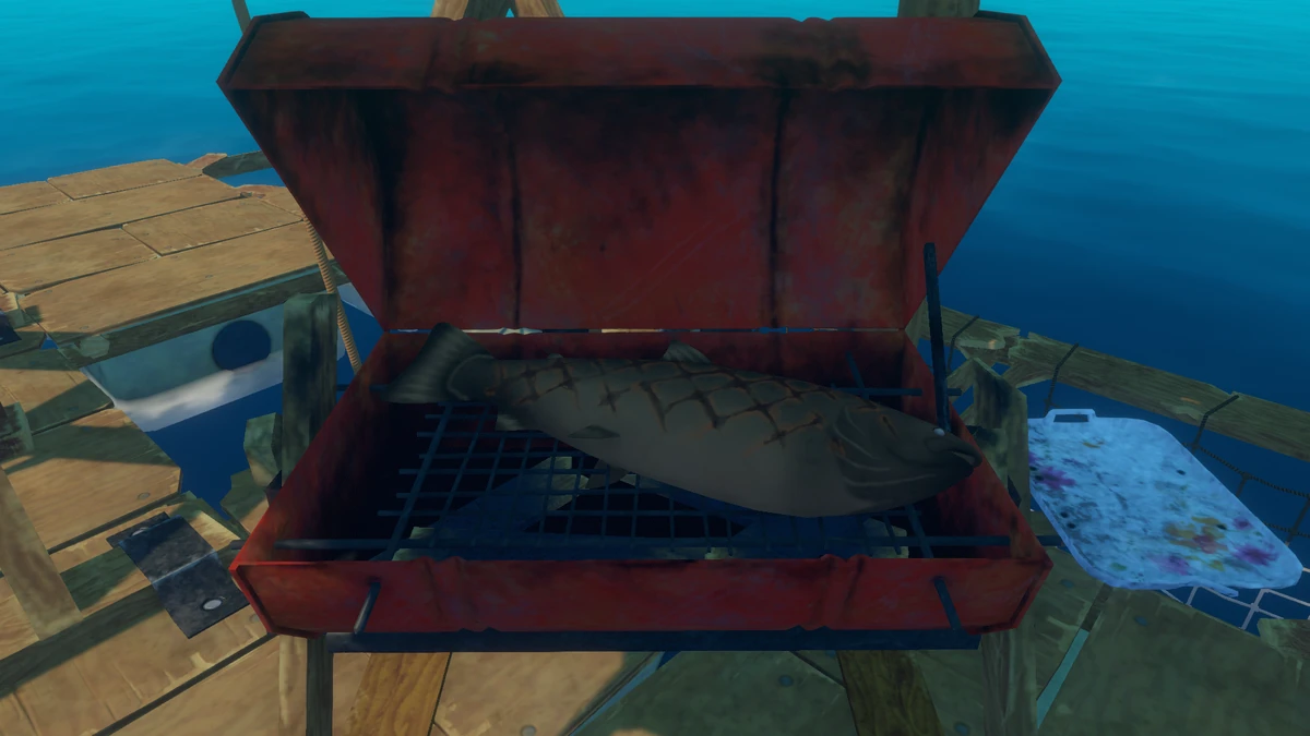 how to cook salmon in raft game
