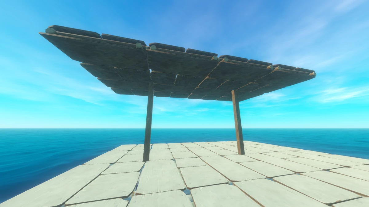 how to make a floor in raft survival