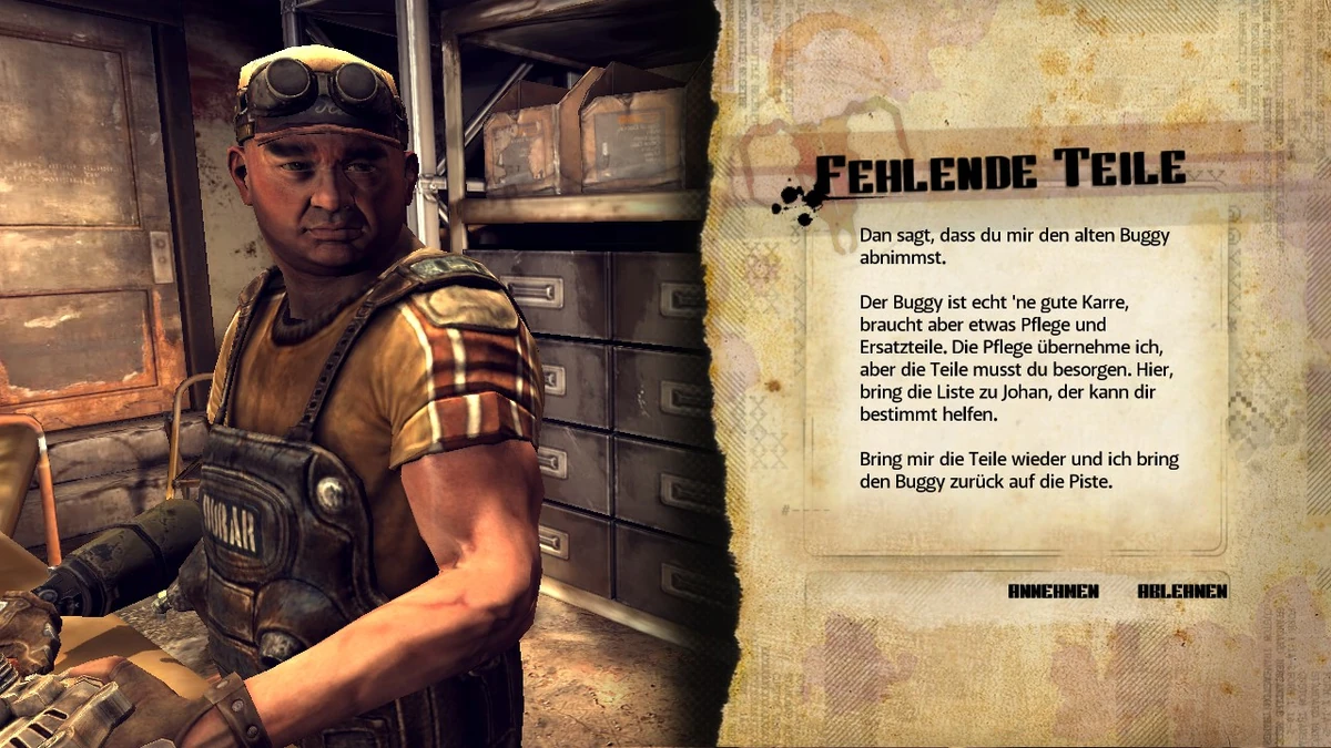 Fehlende Teile | Rage Wiki | Fandom