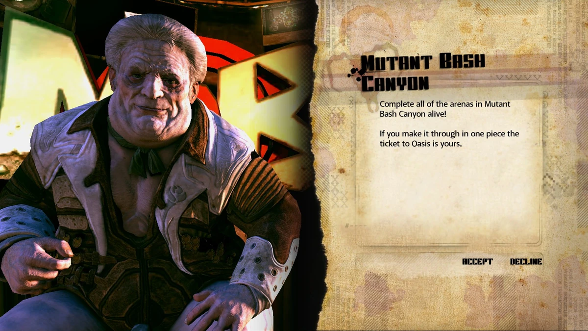 Mutant Bash Canyon (Quest) | RAGE Wiki | Fandom