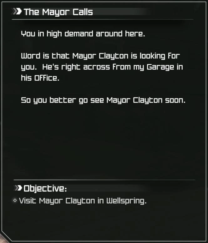 The Mayor Calls | RAGE Wiki | Fandom