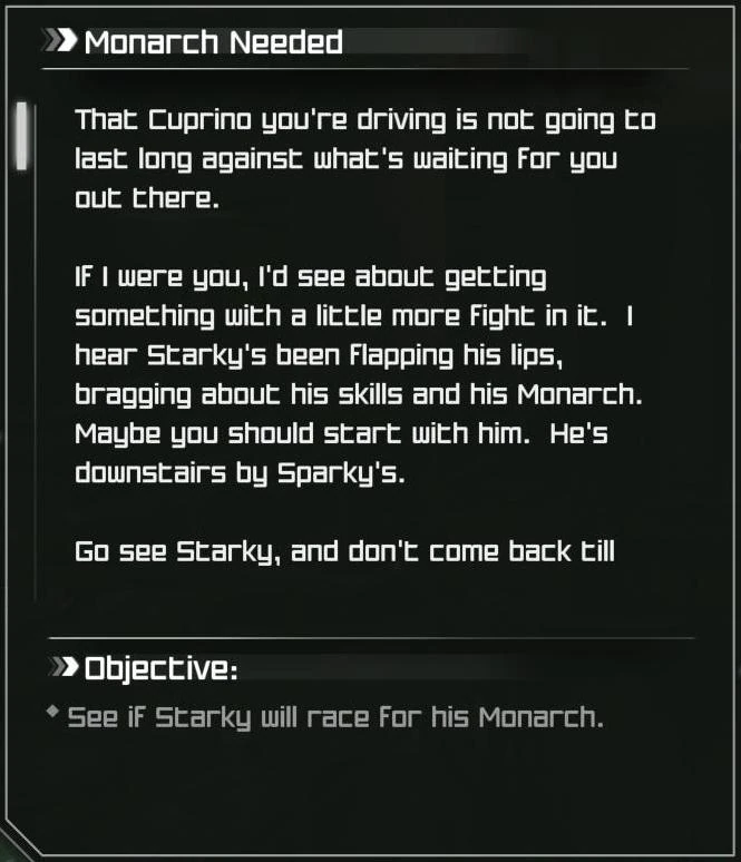 Monarch Needed | RAGE Wiki | Fandom