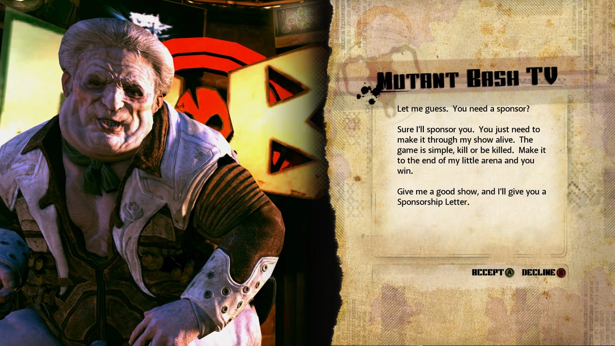 Mutant Bash TV (Quest) | RAGE Wiki | Fandom