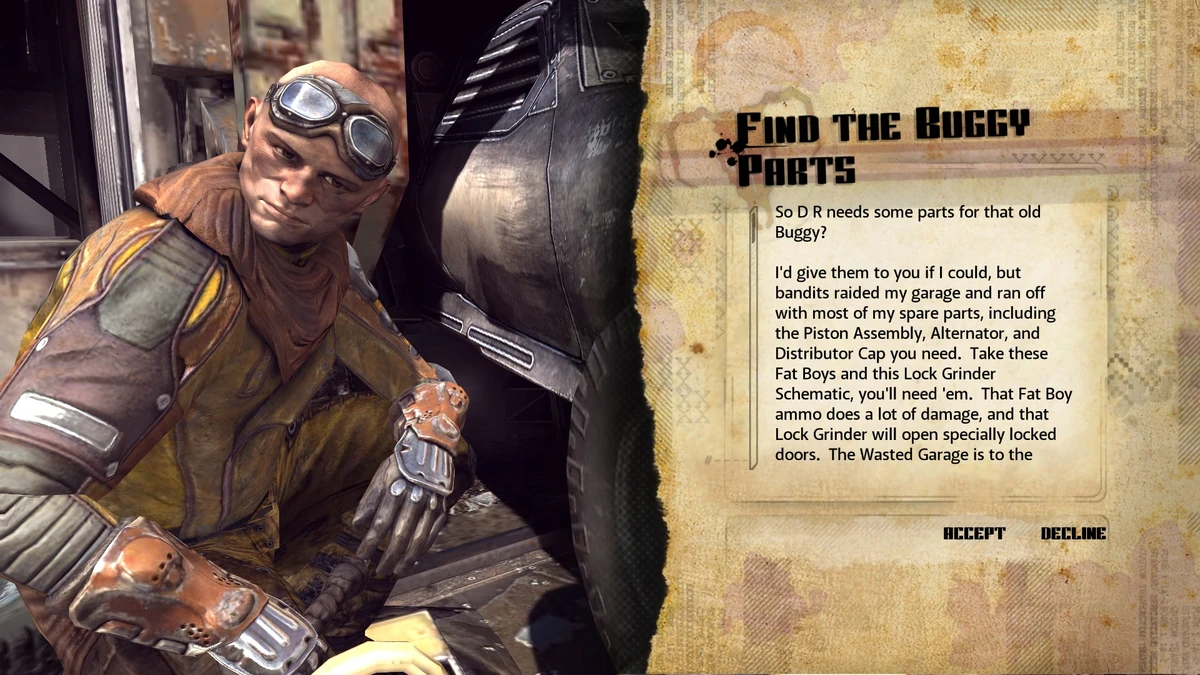 Find the Buggy Parts | RAGE Wiki | Fandom