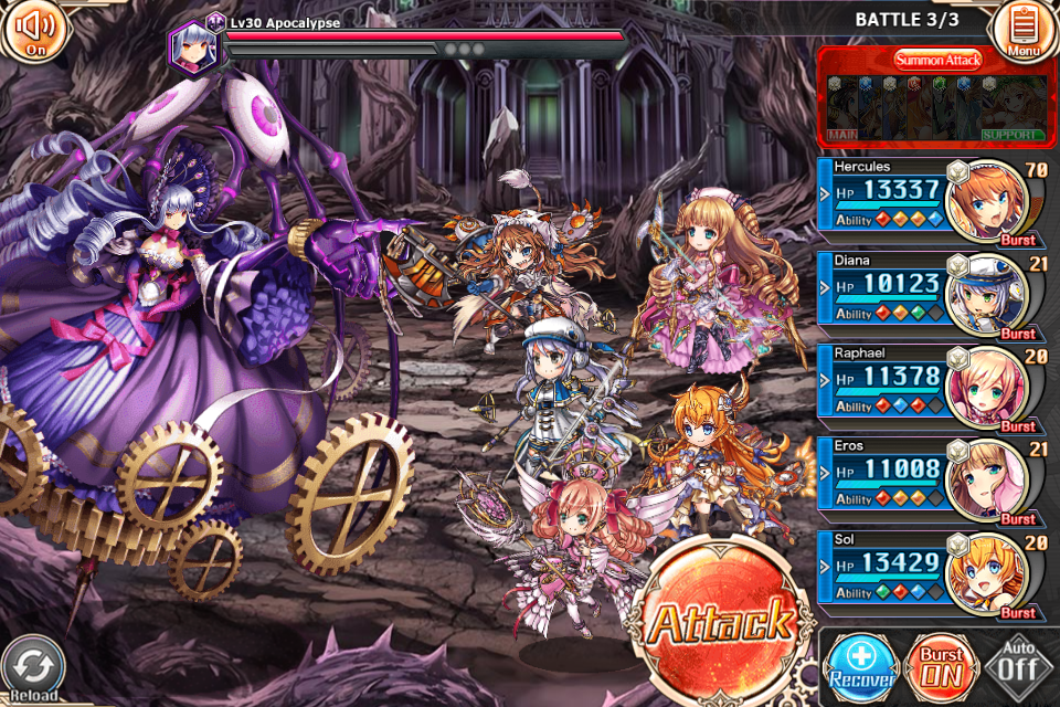 Advent Battle Vs Apocalypse Kamihime Project Wiki Fandom