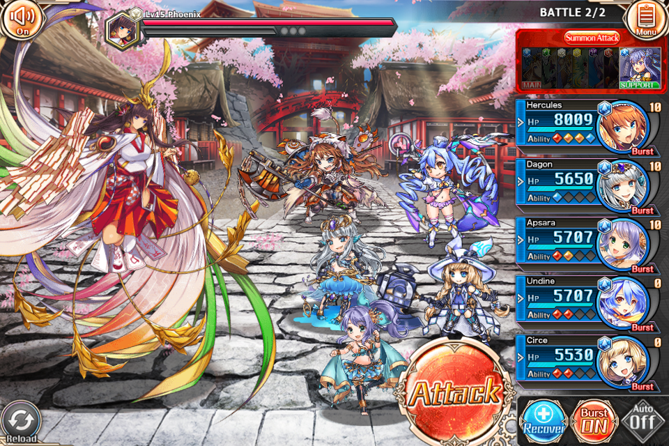Advent Battle Vs Phoenix Kamihime Project Wiki Fandom