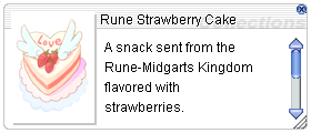 Rune-Midgarts Strawberry Cake - Ragnarök Wiki