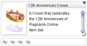 12th Anniversary Crown - Ragnarök Wiki