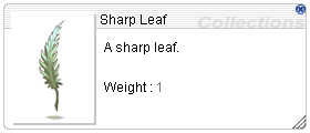 Sharp Leaf - Ragnarök Wiki