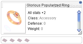 Glorious Popularized Ring - Ragnarök Wiki