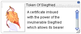 Token of Siegfried - Ragnarök Wiki